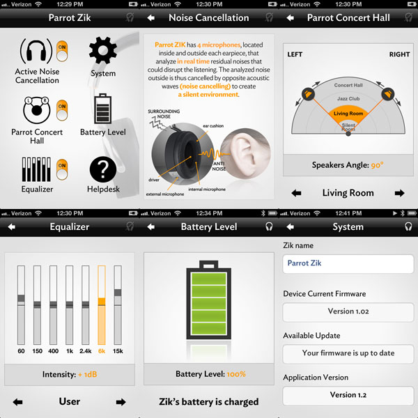 The Elegant and Complex Parrot Zik Bluetooth Noise Canceling Headset ...