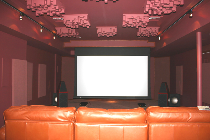 JKalman's Rives Audio Two-Channel Optimized Home Theater Room - Screen ...