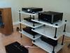 My gear on my handbuilt solid marble audio stand | Stereophile.com